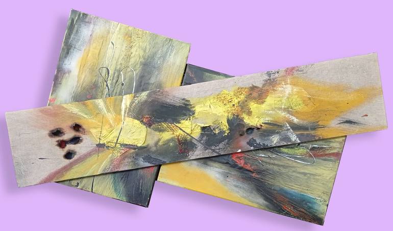 Tryptik anabelle Painting by Nathacha Art | Saatchi Art