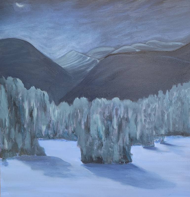 Moon Shadows Painting by Kim Roberts | Saatchi Art