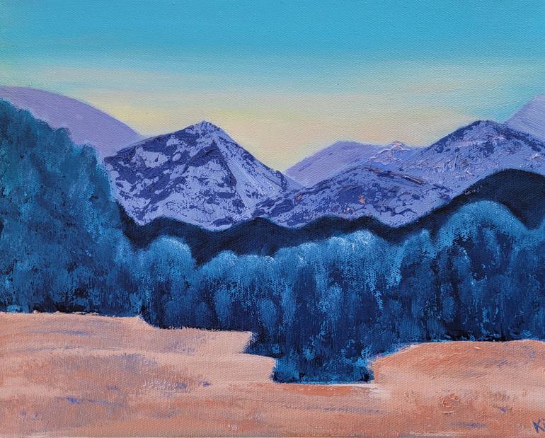 A Peaceful Grove Painting by Kim Roberts | Saatchi Art