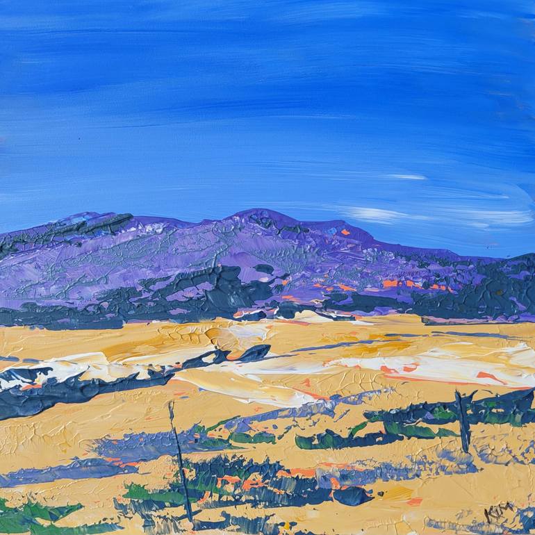Lavender Reflections Painting by Kim Roberts | Saatchi Art