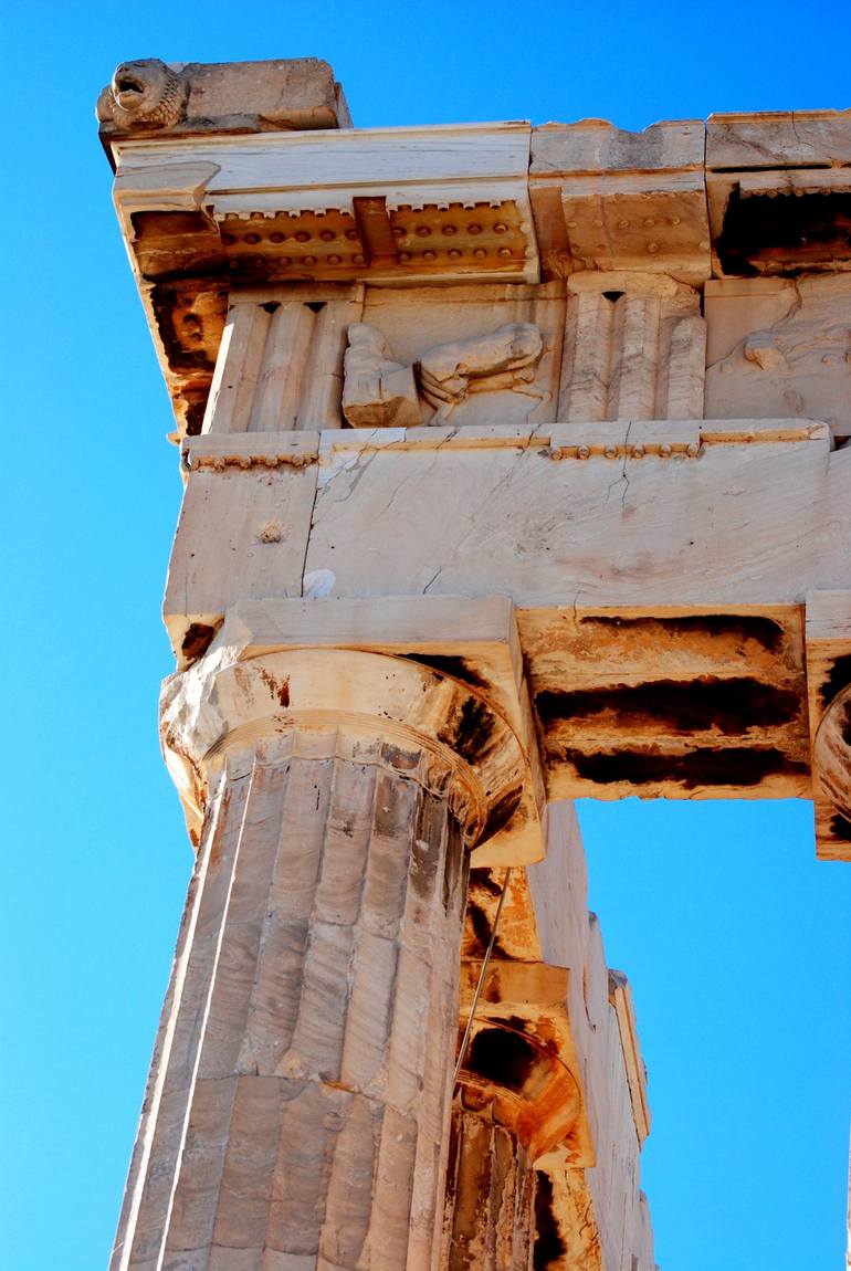 Columns of Parthenon in Athens, Greece. Photography by ISilvia Olona ...