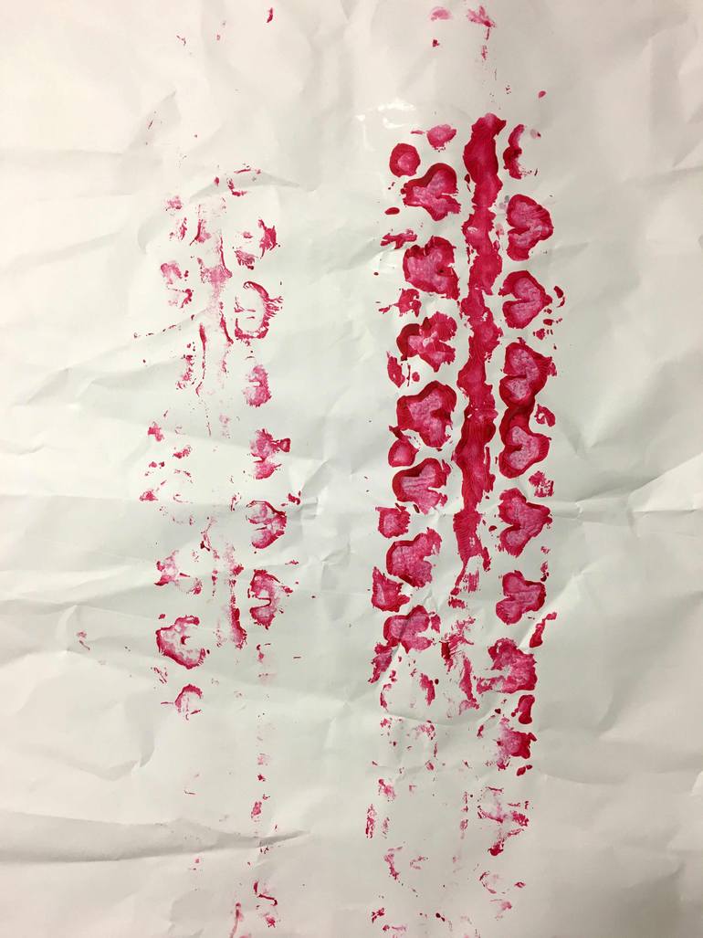 Red Lines III Painting by Mattia Paoli | Saatchi Art