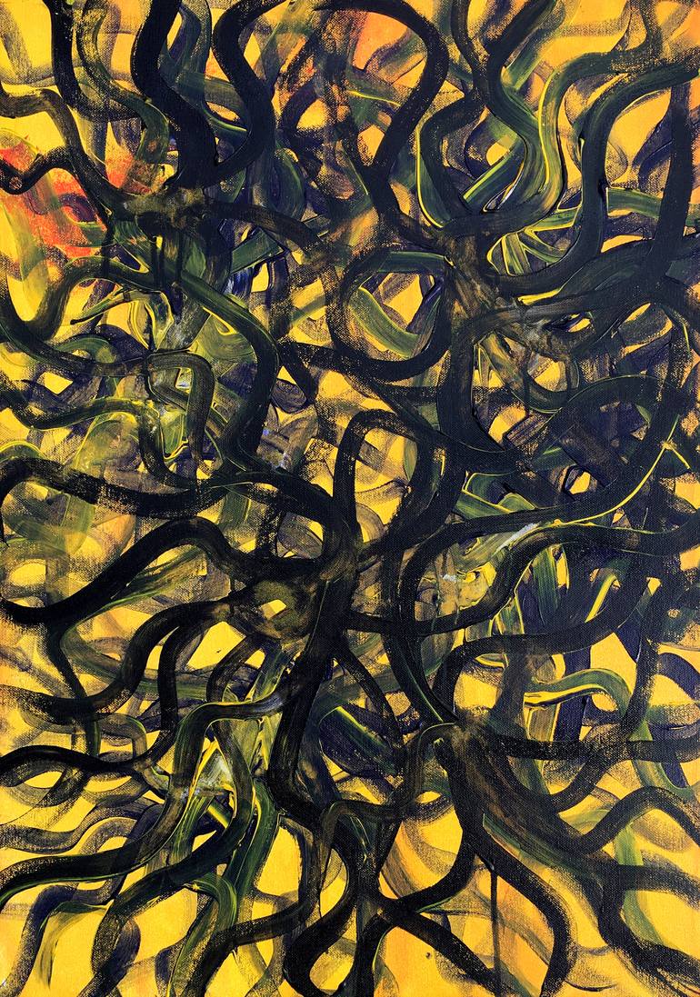 Pinewood III Painting by Mattia Paoli | Saatchi Art
