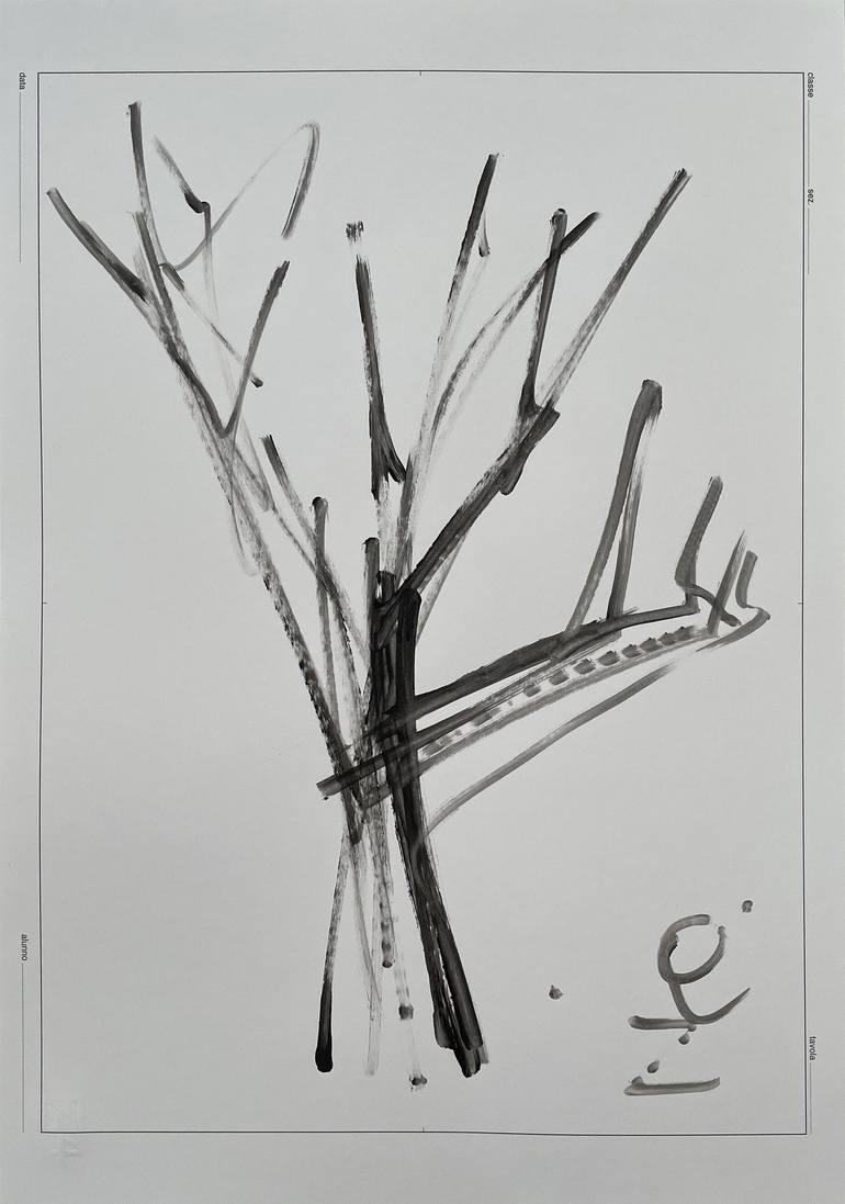 Leafless Tree Painting by Mattia Paoli | Saatchi Art