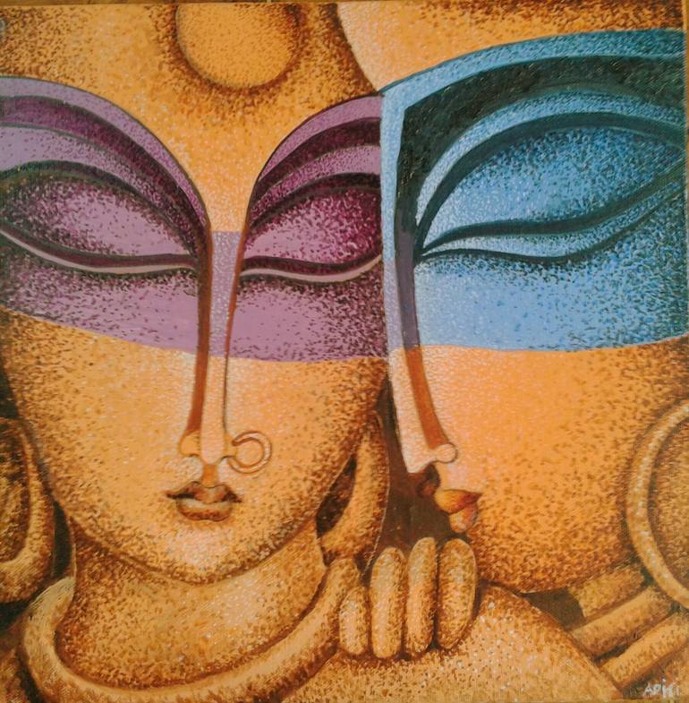 The touch Painting by Aditi Pawar | Saatchi Art