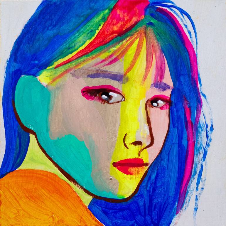 girl-IV 2024 Painting by Natsumi Yamaguchi | Saatchi Art