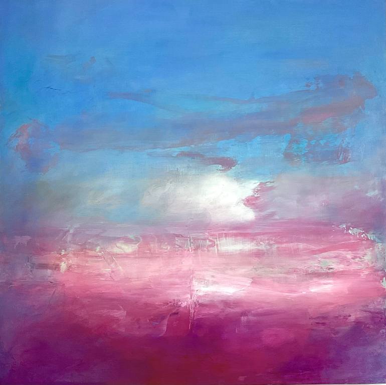 Cloud study Painting by Janet Read | Saatchi Art