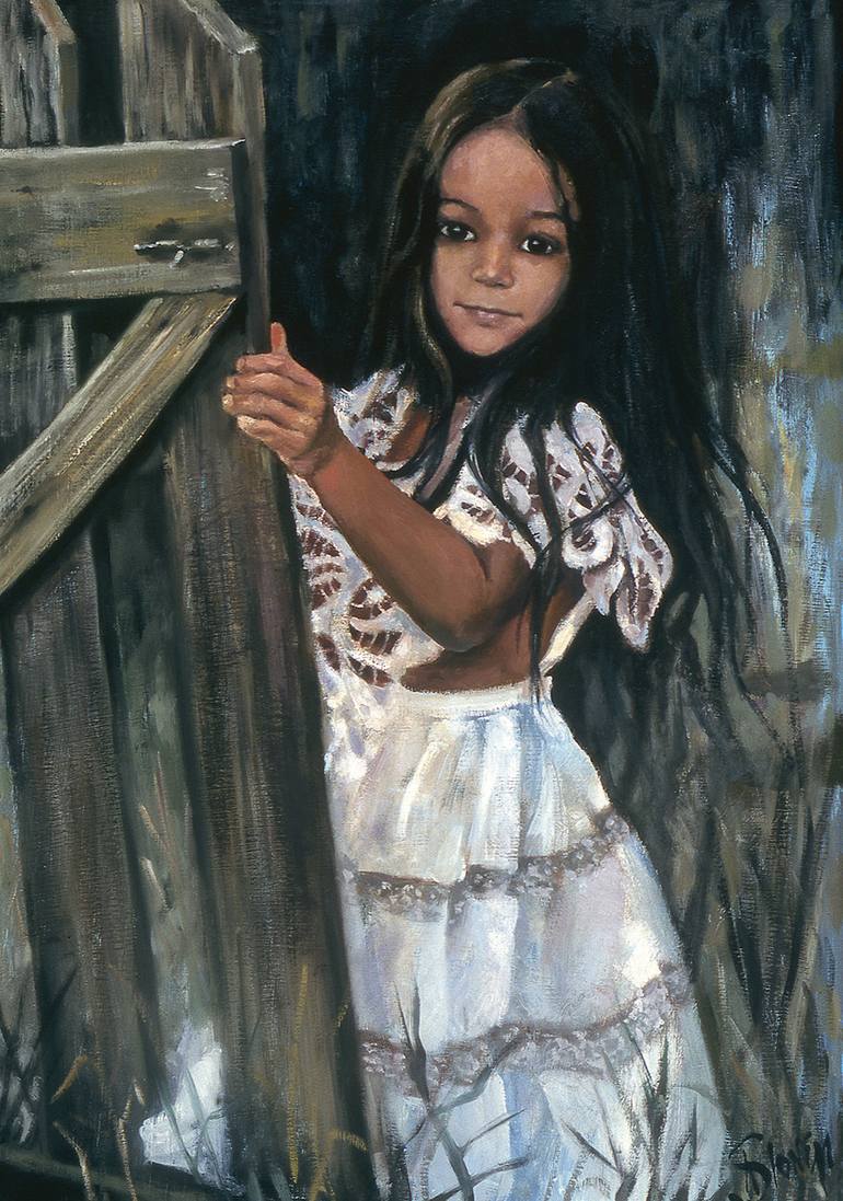 Ziza Painting by Anya Slonim | Saatchi Art
