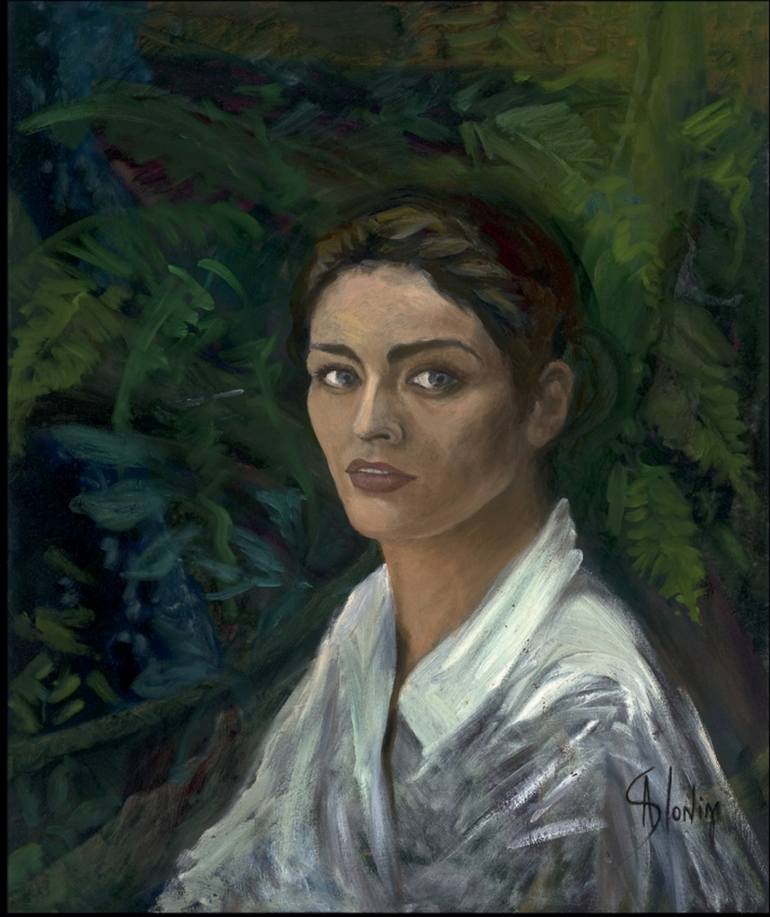 Lera Painting by Anya Slonim | Saatchi Art