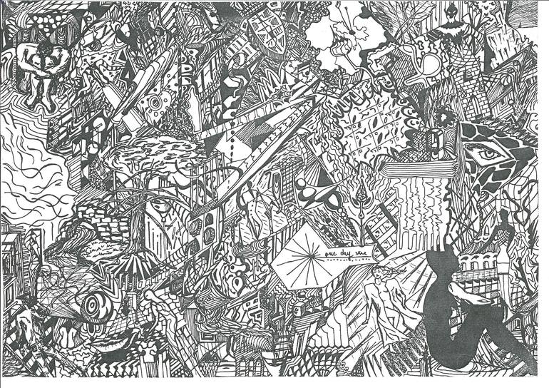 chasm Drawing by Patrizia Ambrosio | Saatchi Art