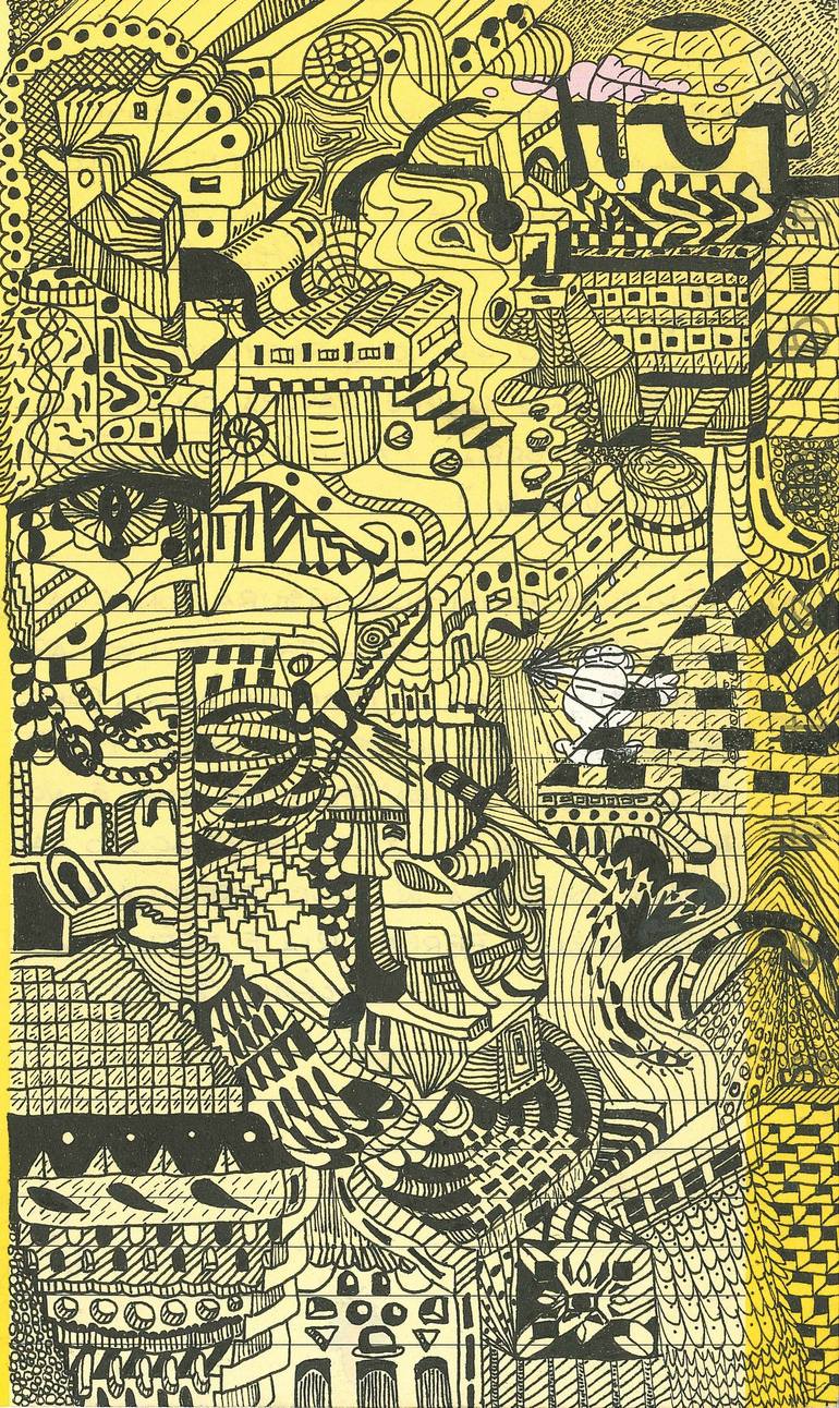 metropolis - second prototype Drawing by Patrizia Ambrosio | Saatchi Art