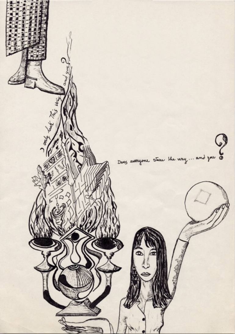 Past, Present and Future Drawing by Patrizia Ambrosio | Saatchi Art