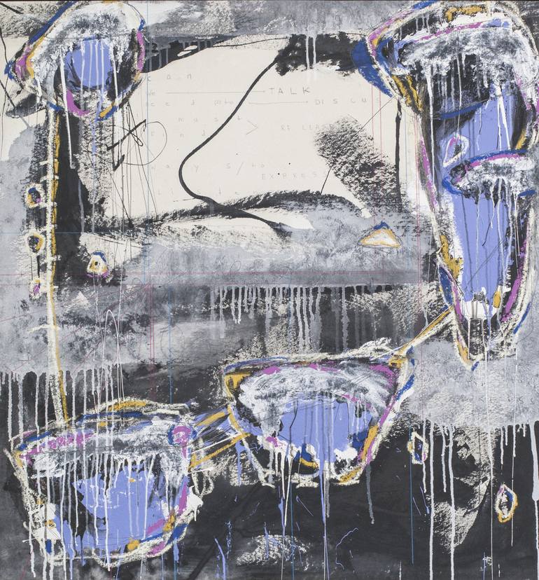 LISTEN CLOSE Painting by Ty Clark | Saatchi Art