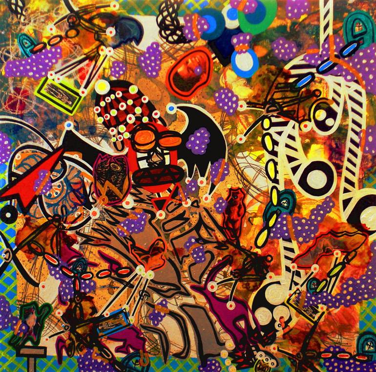 The Deadly Papa Butum No. 5 Painting by Anthony Smith Jr | Saatchi Art