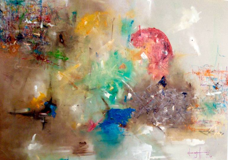 What Lies Beneath 1 Painting by Toyin Alabi | Saatchi Art