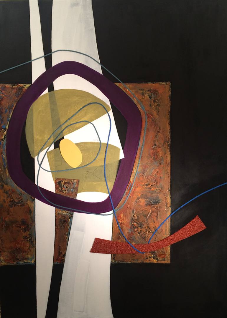 Mental Connection/Shield Series Painting by Sherri Wolfe Dba Seret ...
