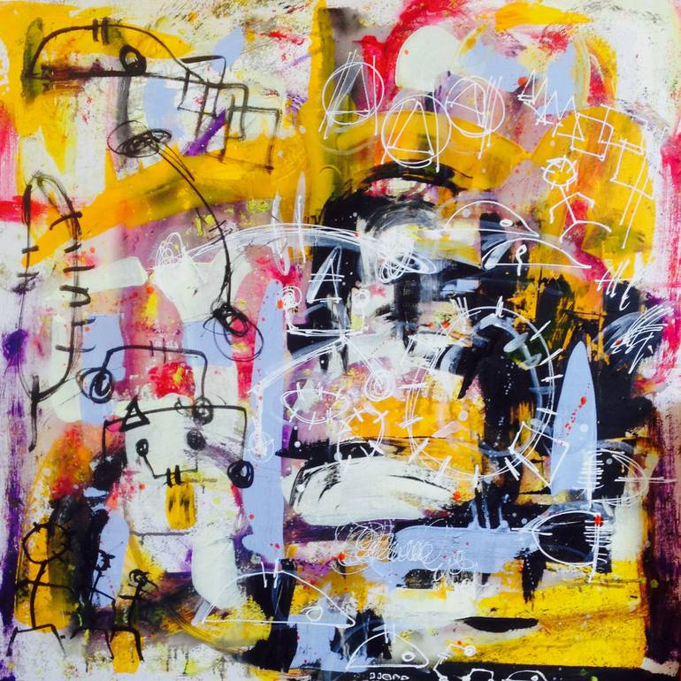 'Elementary, Definitive Resolved' Painting by Steven Wilyeo | Saatchi Art