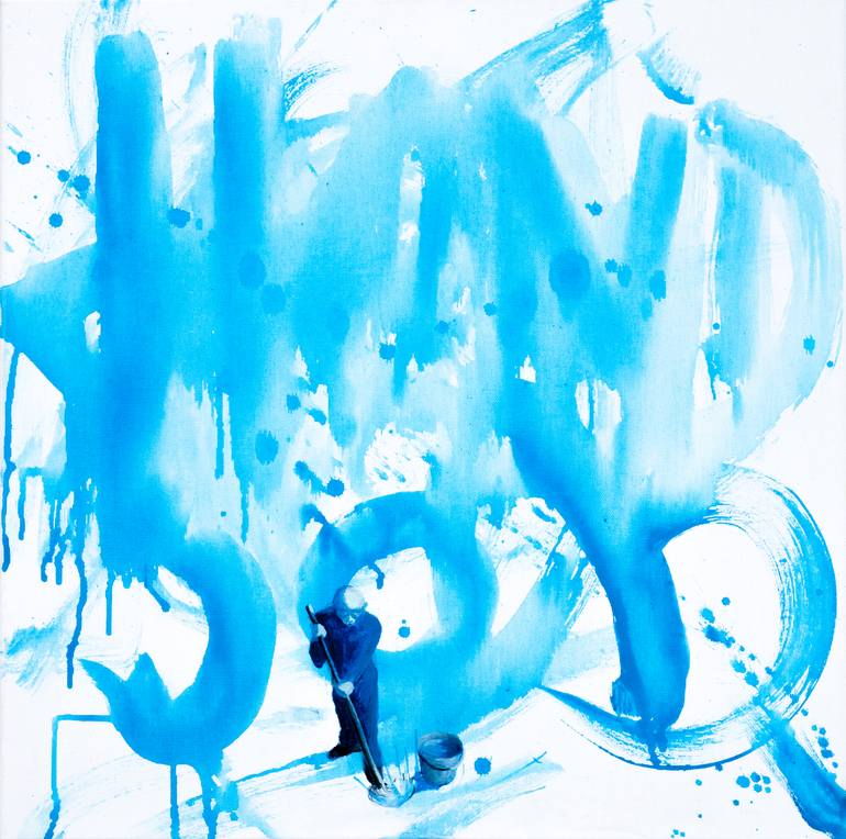 Hand job Painting by Tomasz Cebo | Saatchi Art
