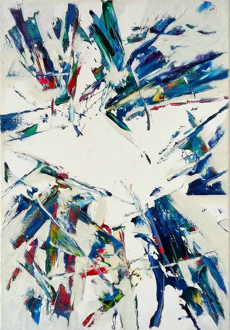 Encounter Painting by Laszlo Sallay | Saatchi Art