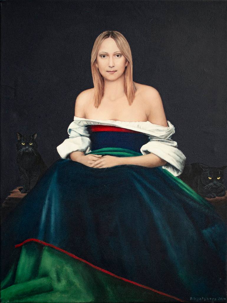 Contemporary portrait Guardians Painting by Nataliya Bagatskaya ...