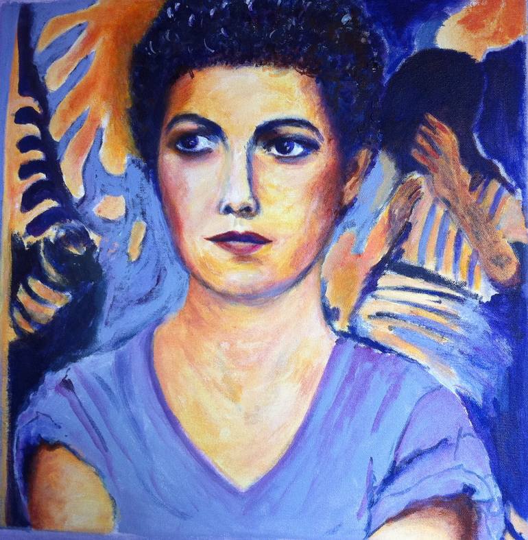 Judy Davis Painting by Jianulla Zimmerman | Saatchi Art