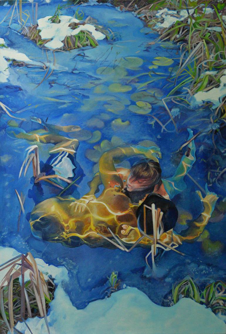 Lovers Painting by Ivana Živić | Saatchi Art