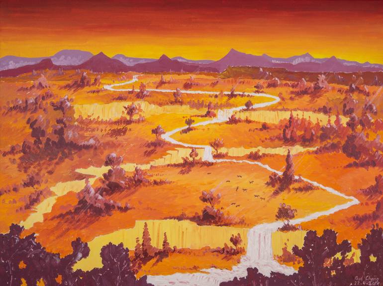 The Promise Land Painting by Paul Chong | Saatchi Art