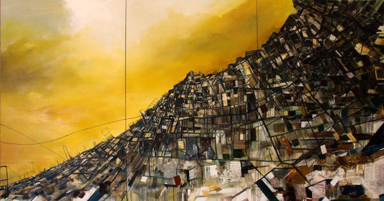 SimCity No.13 Painting by Sim Chan | Saatchi Art