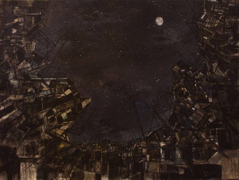 SimCity No.11 Painting by Sim Chan | Saatchi Art