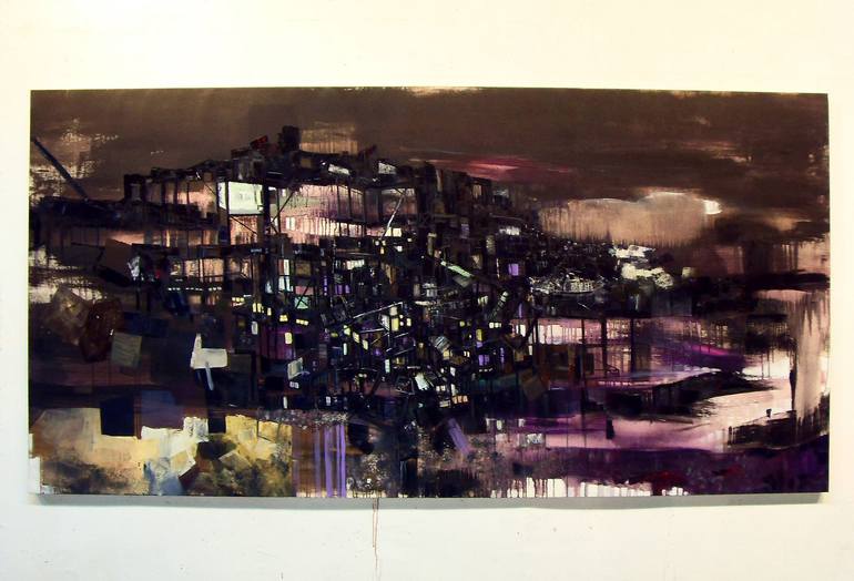 SimCity No.6 Painting by Sim Chan | Saatchi Art