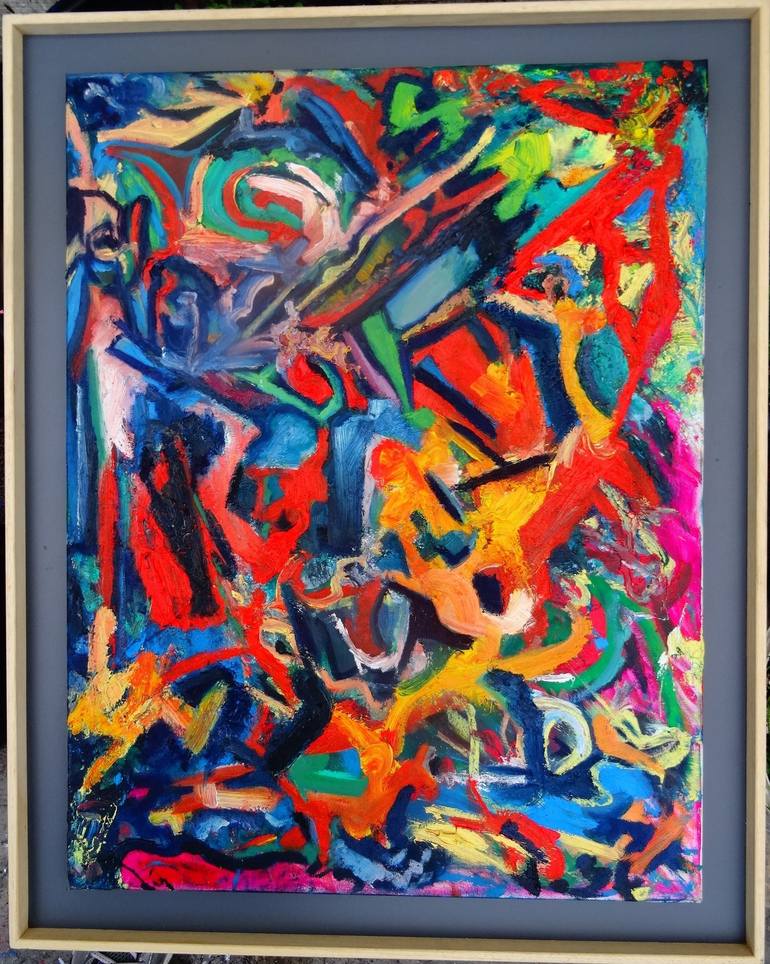 elixir musical de color Painting by Jose Viasgranados | Saatchi Art