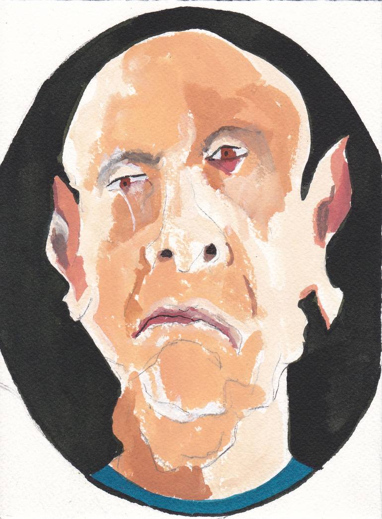 Ovale self portrait Drawing by patrick szymanek | Saatchi Art