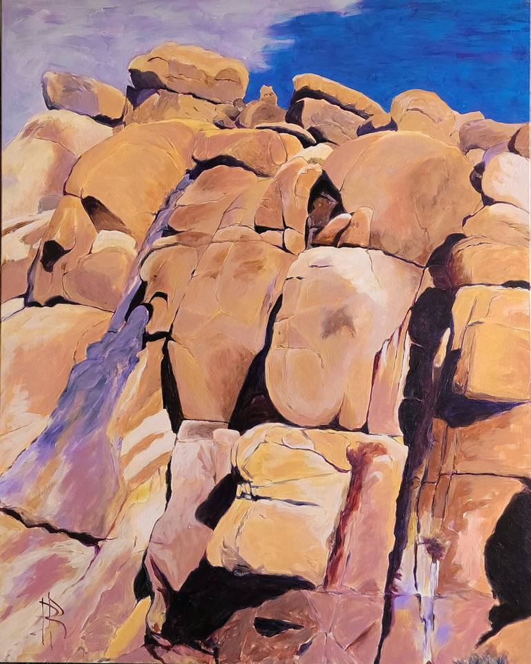 AFPA ROCKS, JOSHUA TREE, CA Painting by Bill Reid | Saatchi Art