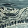 The Colorado Rockies Painting by Mark Rafenstein | Saatchi Art
