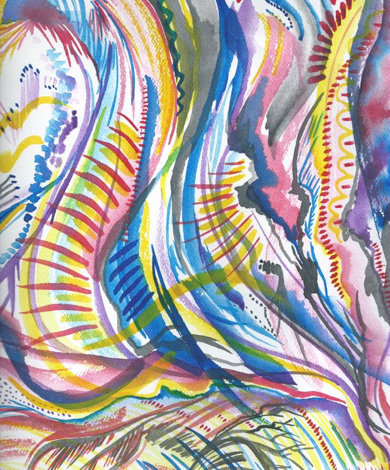 Deluge Painting by Rainey April | Saatchi Art