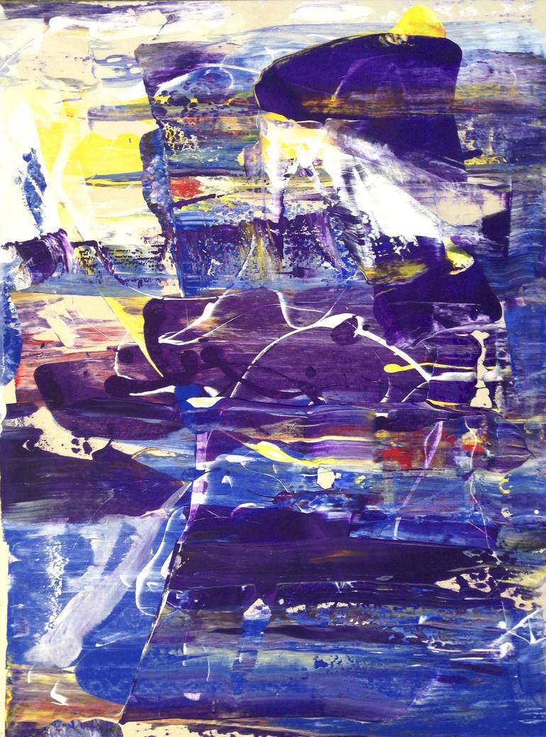 Illusion of Grandeur - Original mixed media Abstract painting Painting ...