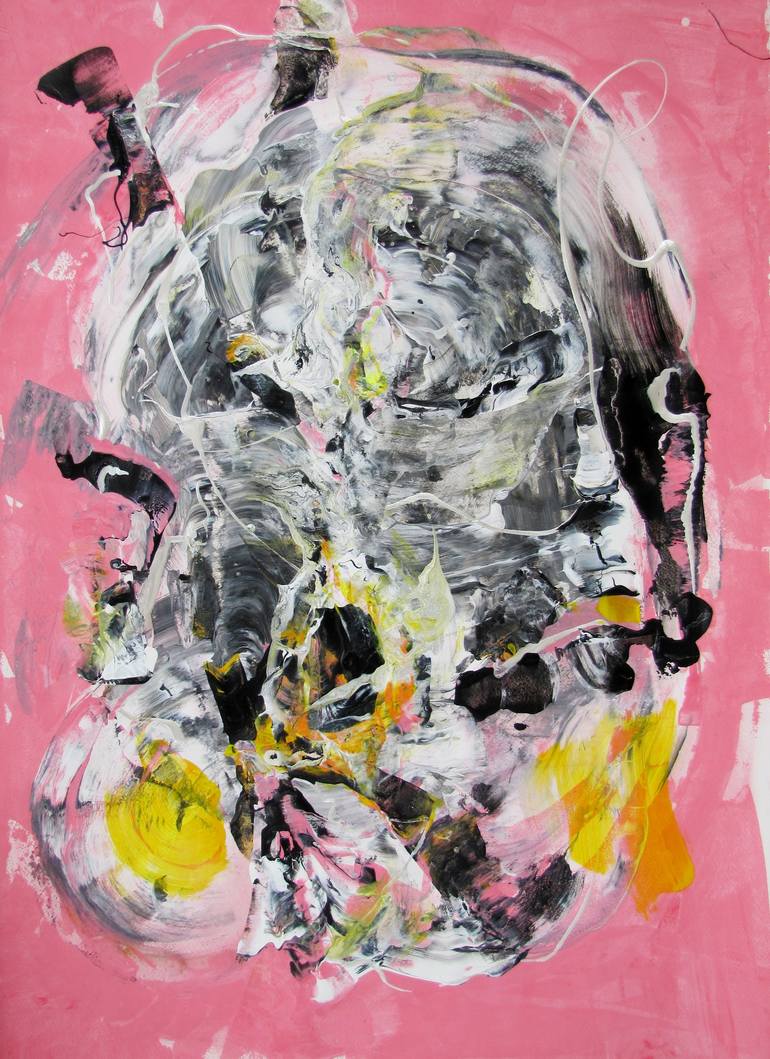 The evening at the bar. View from above. Painting by Dmitri Matkovsky ...