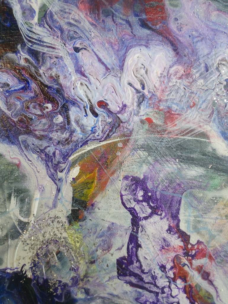 An Underwater Feast, a series: Abstract Nature Painting by Dmitri ...