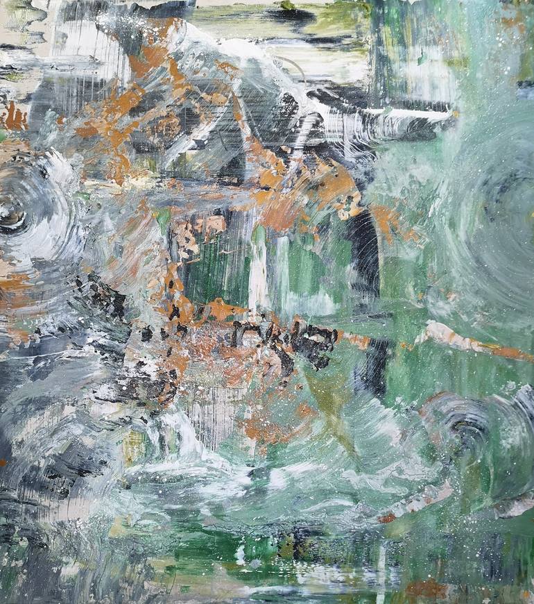 The Golden Eagle, Nature of Abstract Painting by Dmitri Matkovsky ...