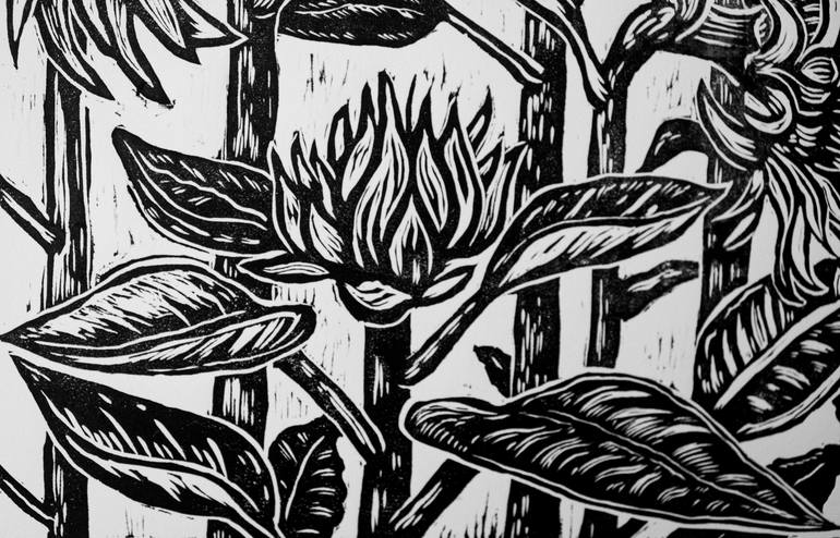 Sunflowers - Limited Edition of 20 Printmaking by Matthew Broughton ...