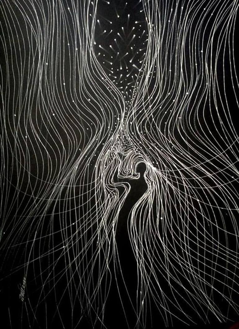 Interstellar Drawing by Amir Taj | Saatchi Art