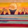 The last supper Modern View Painting by astrid garza | Saatchi Art