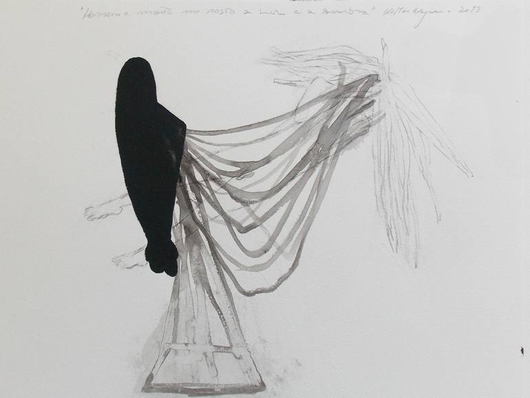Iniciação - initiation Drawing by Wagner Walter | Saatchi Art
