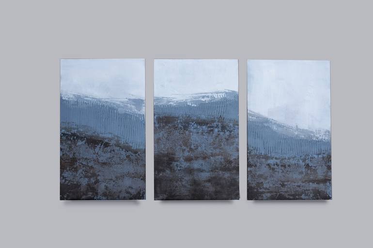 Set of 3 Painting by Ela Szczepaniak | Saatchi Art