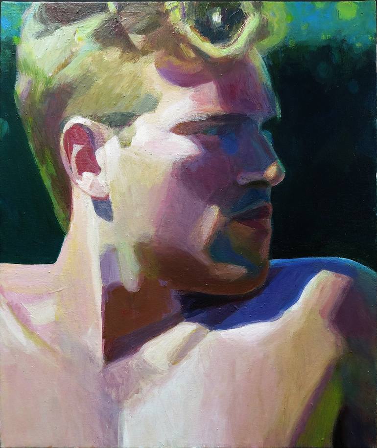 Portrait Painting by gabor gozon | Saatchi Art