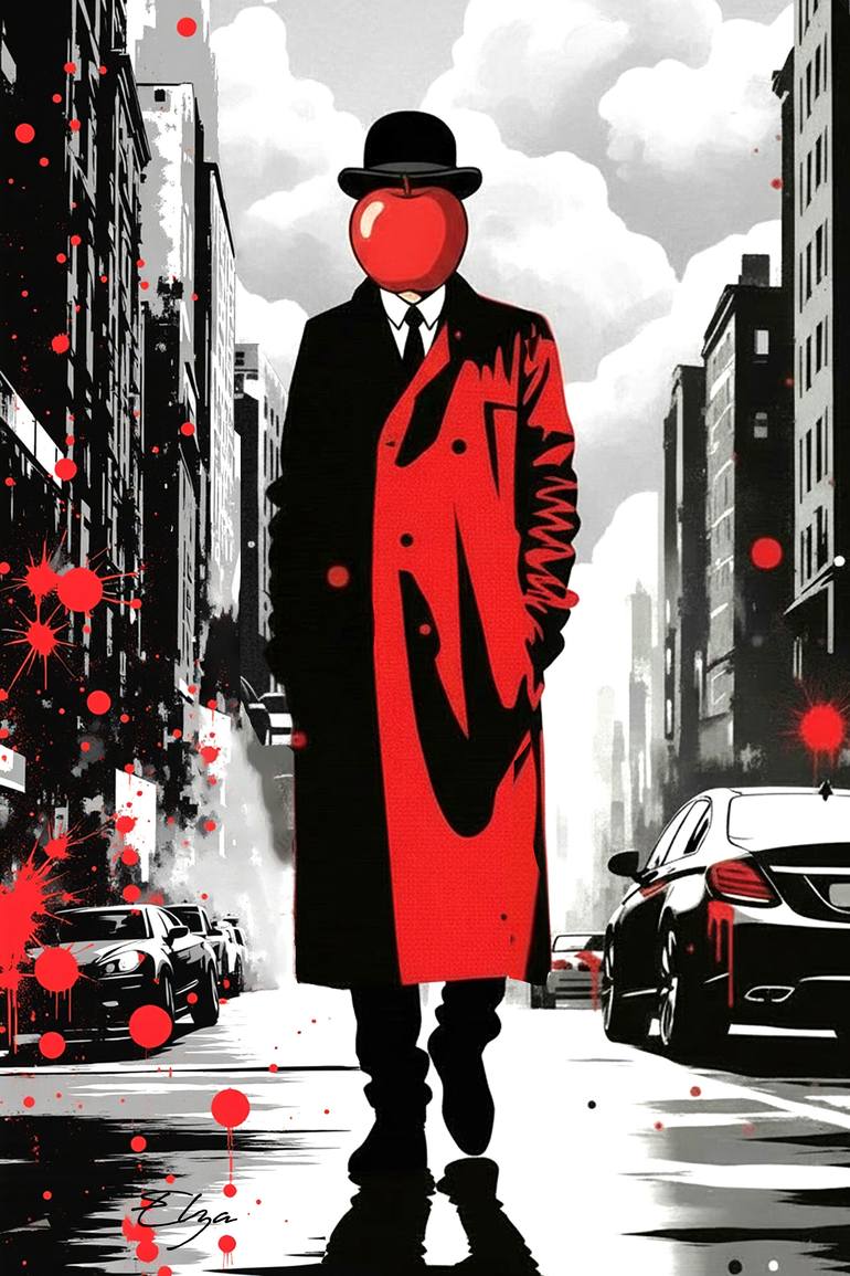 The Duality of the Anonymous Everyman Painting by Elena Zaharia ...