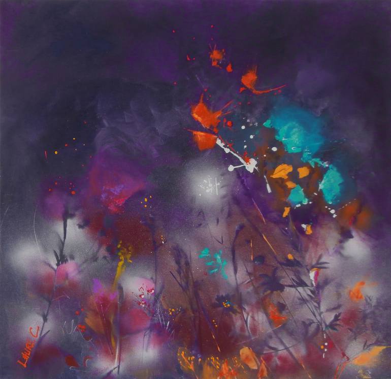 Chamanic awakening Painting by Chiraussel laure | Saatchi Art