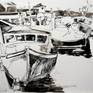 Old Harbor Drawing by Jelena Djokic | Saatchi Art