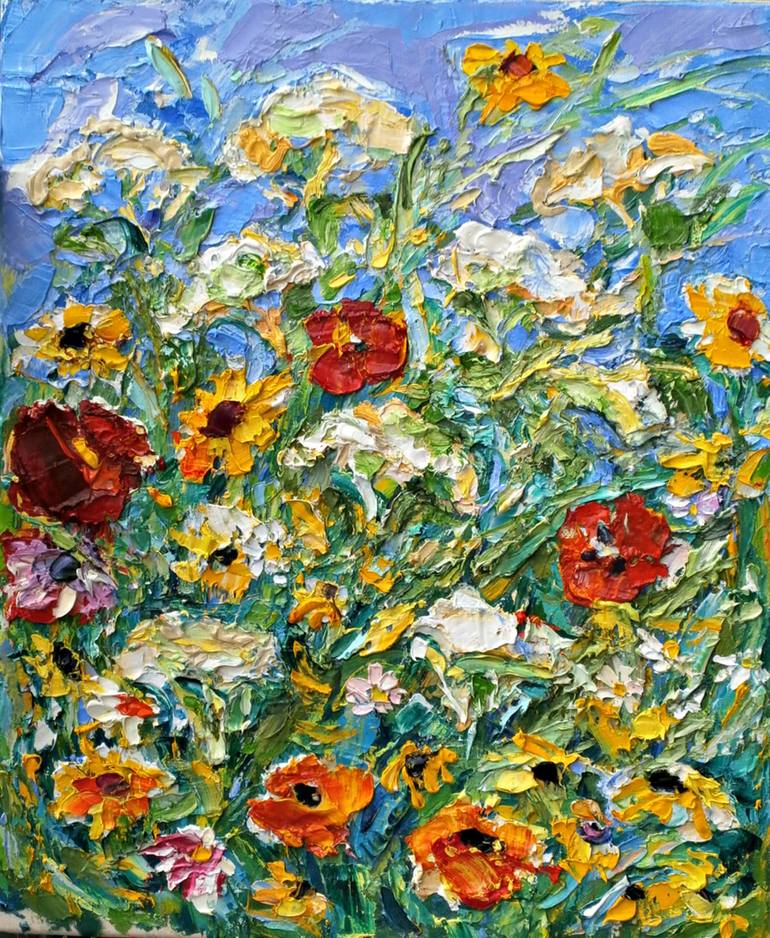 The Color of Wind. Painting by Ruslan Khais | Saatchi Art