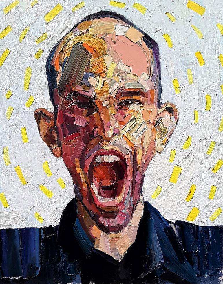 Scream Painting by Ruslan Khais | Saatchi Art